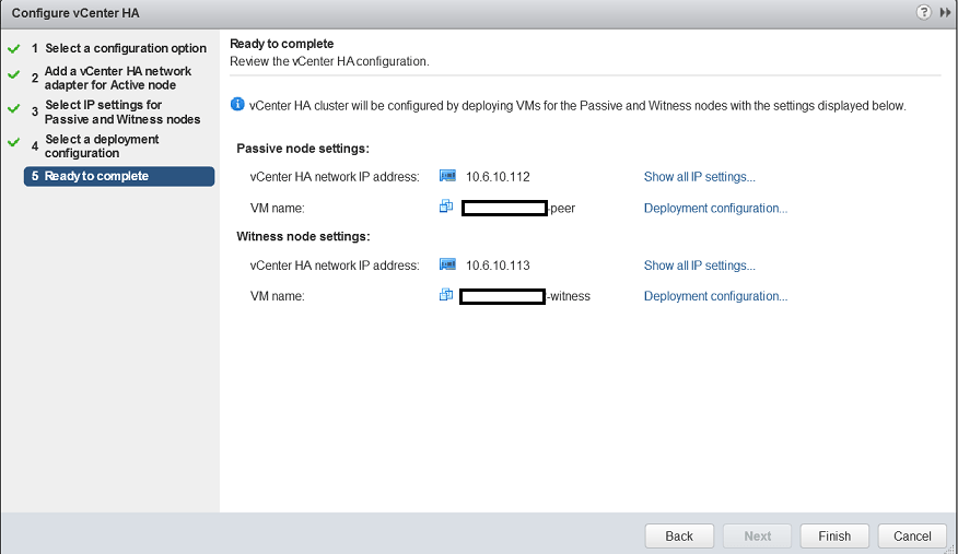 vCenter High Availability | Step by Step – Mo's Notes