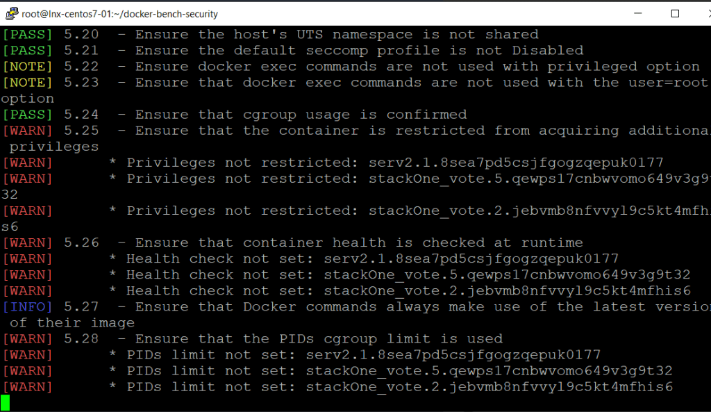 Assess Docker Platform Security – Mo's Notes